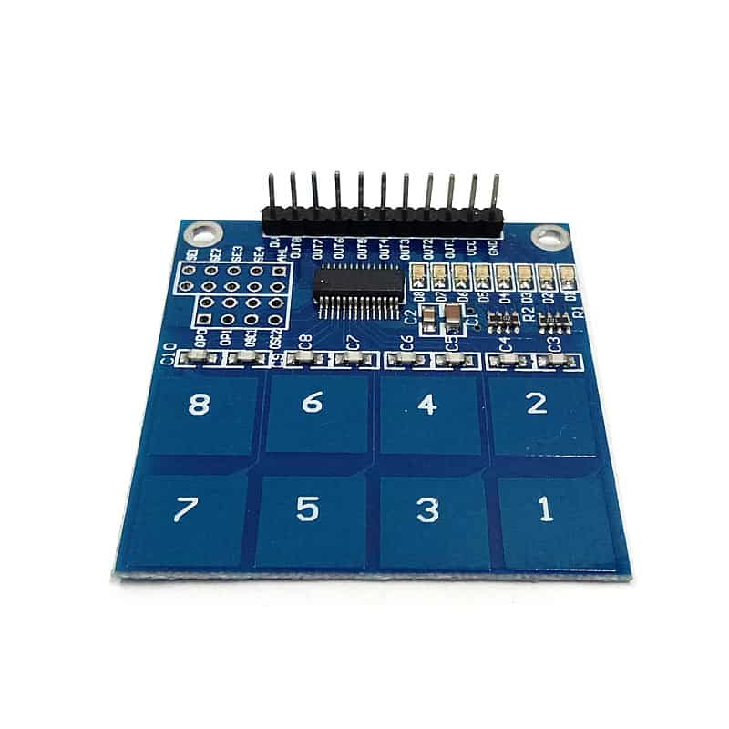 TTP226 8-way Capacitive Touch Switch Module - Electra Store