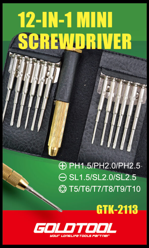 Screw Driver series TOOL KIT GTK-2114 Made in Taiwan 2in 1 mini ...